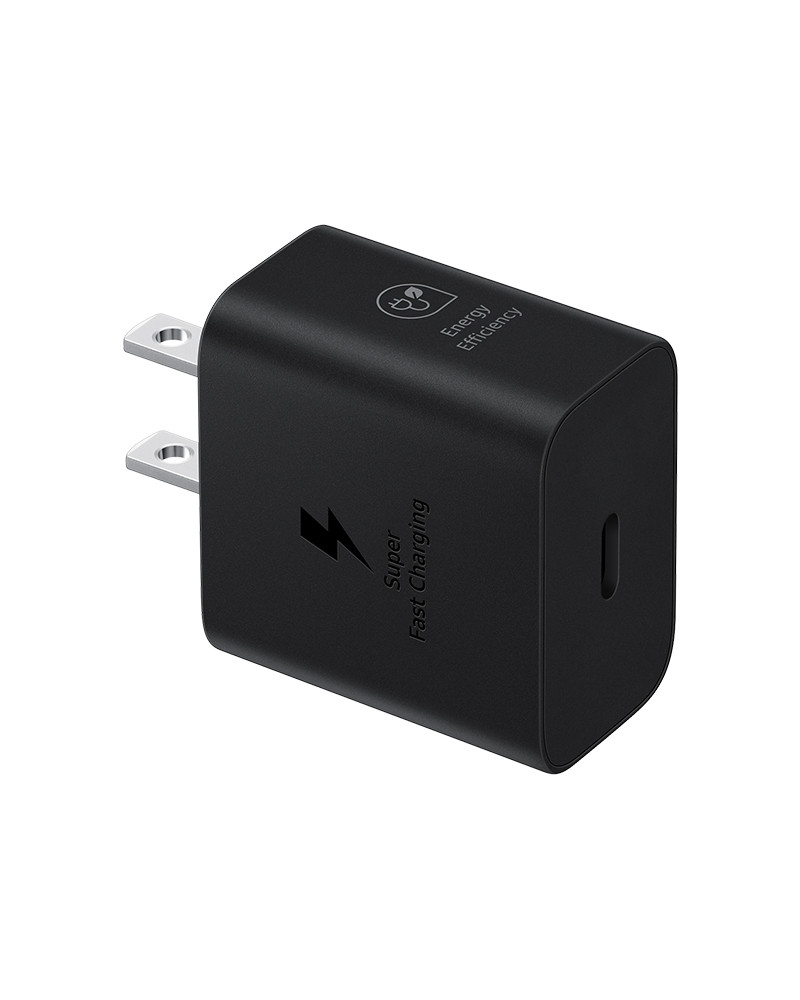 Cargador de pared 25W Tipo C negro